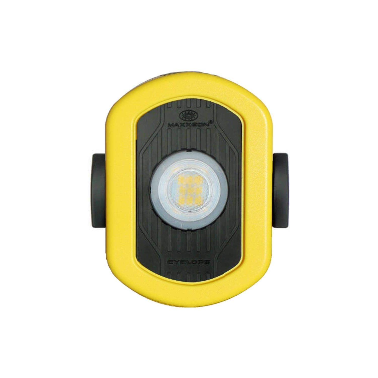 Maxxeon MXN00812, HiVis Yellow, Workstar Cyclops USB Rechargeable LED ...